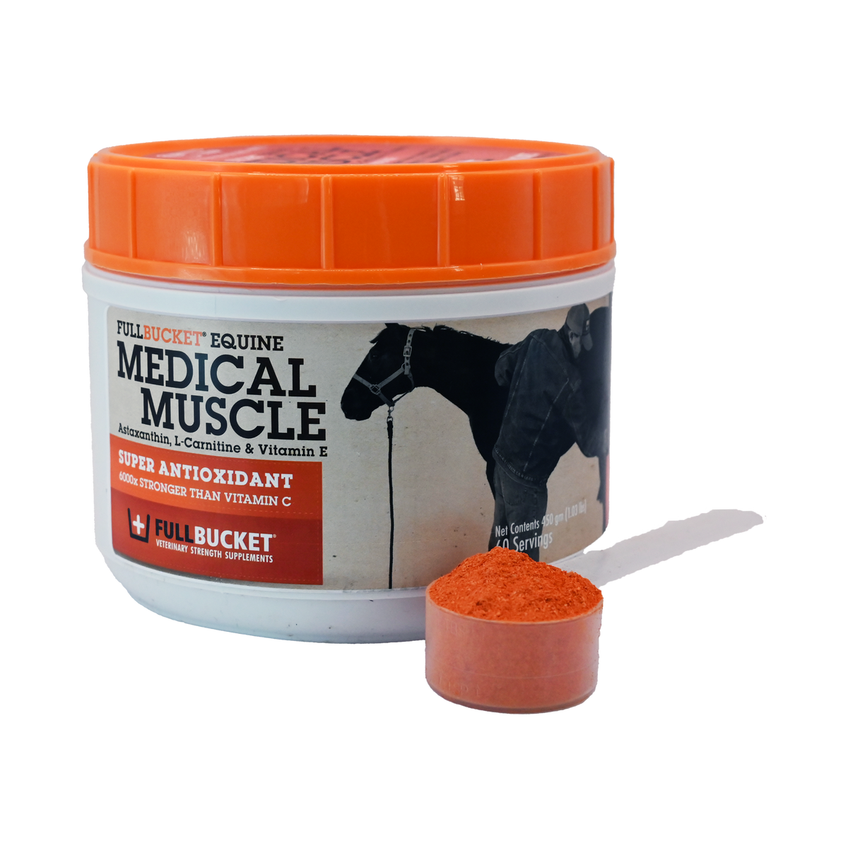 Medical Muscle Performance Horse Supplement | Power, Endurance, Recovery | FullBucket Health